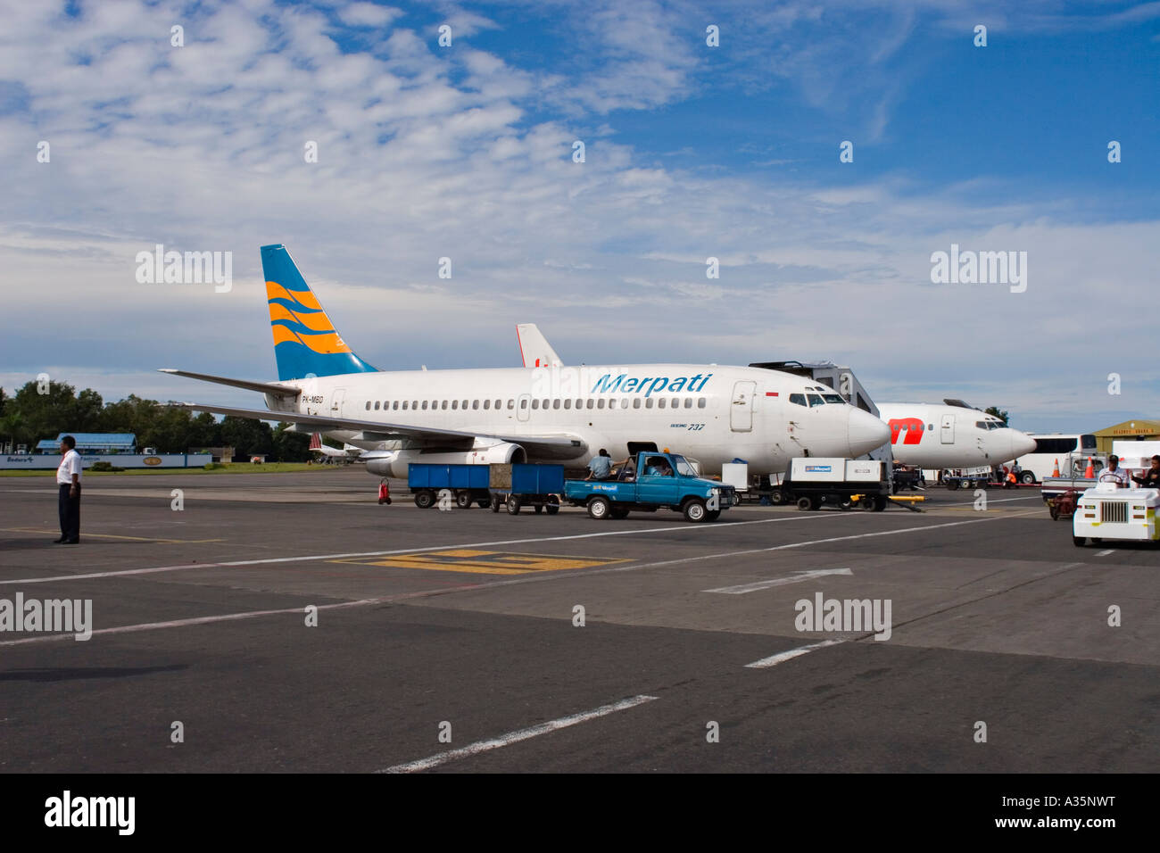 Merpati Air airplane, Bali, Indonesia, Asia Stock Photo - Alamy