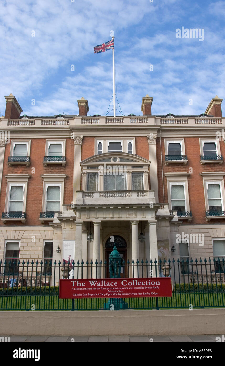 The Wallace Collection Museum Manchester Square London England UK Stock ...