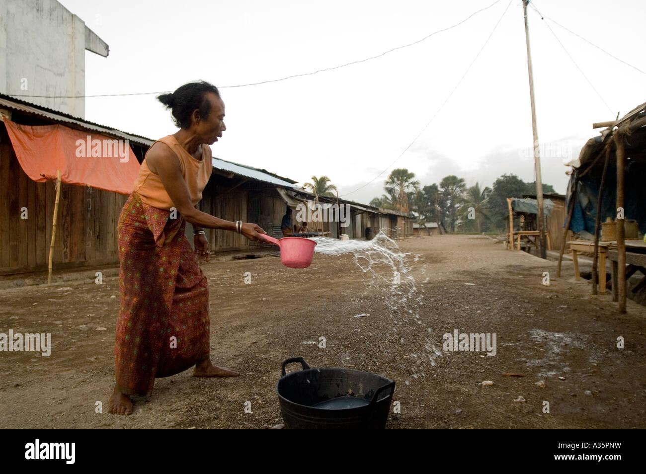 Local woman in Maliana East Timor Stock Photo - Alamy