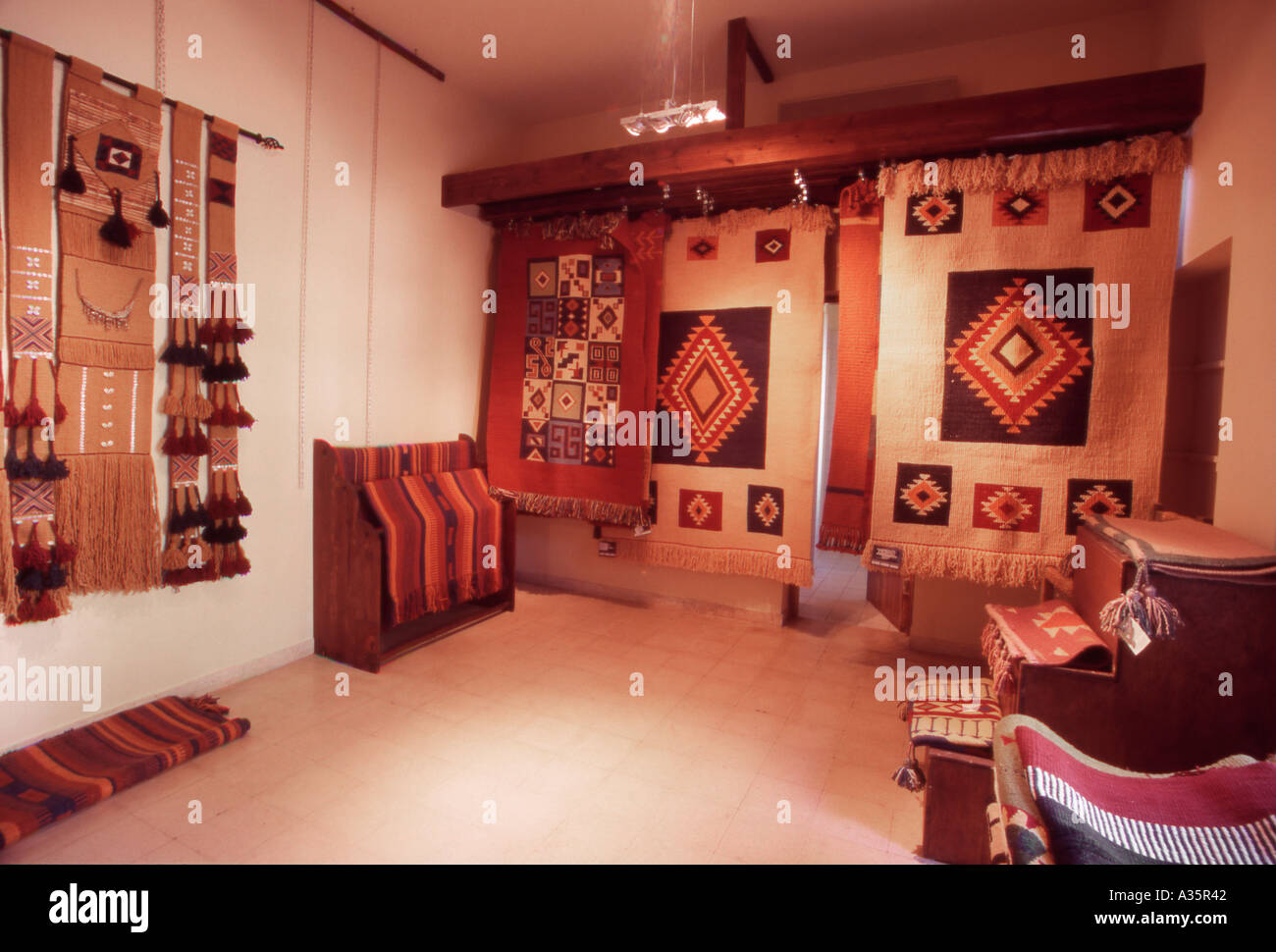 Amman Jordan Showroom inside The Jordan River Project Stock Photo - Alamy