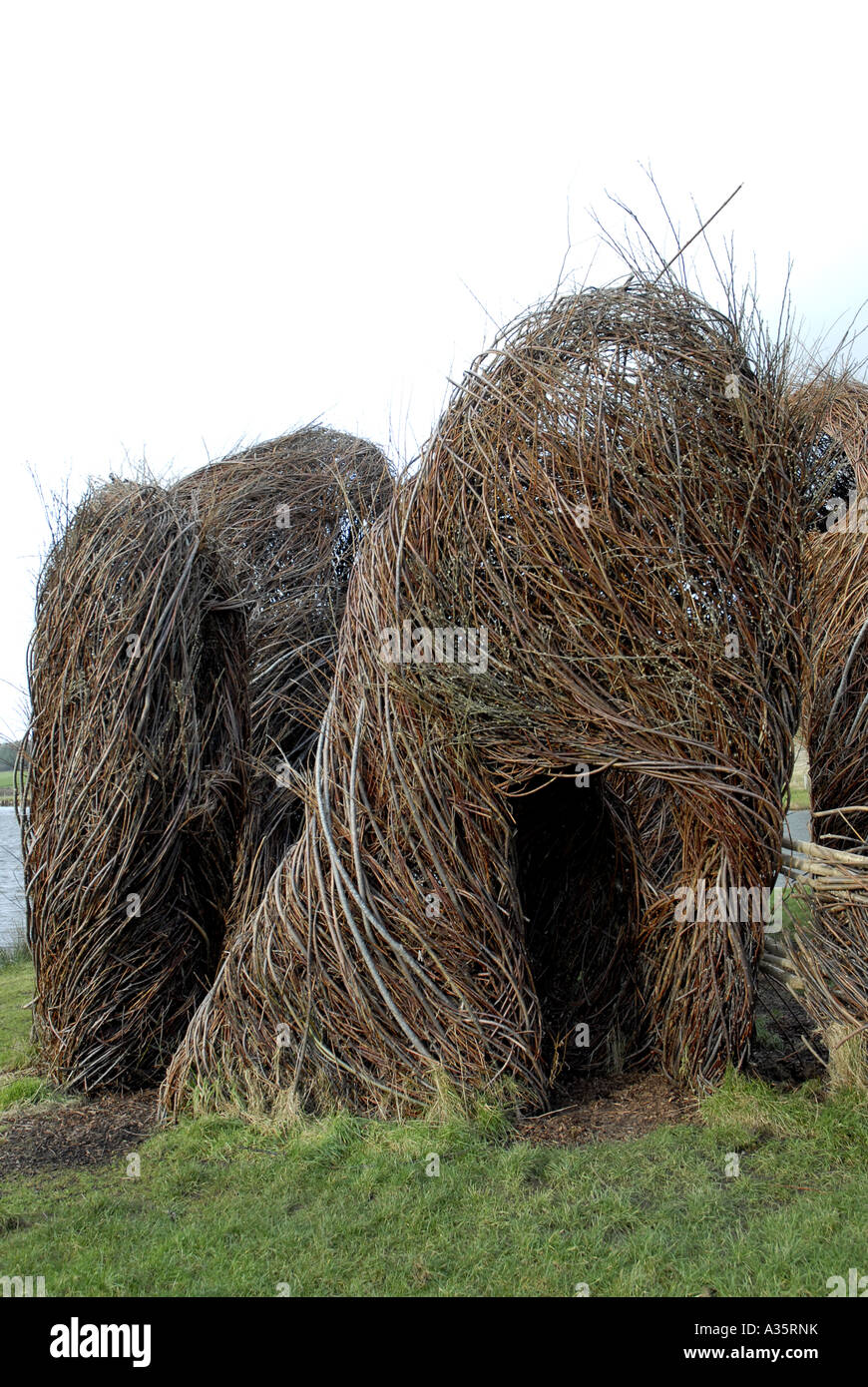 The Big Willow basketry sculpture by Patrick Dougherty at Brahan Estate ...