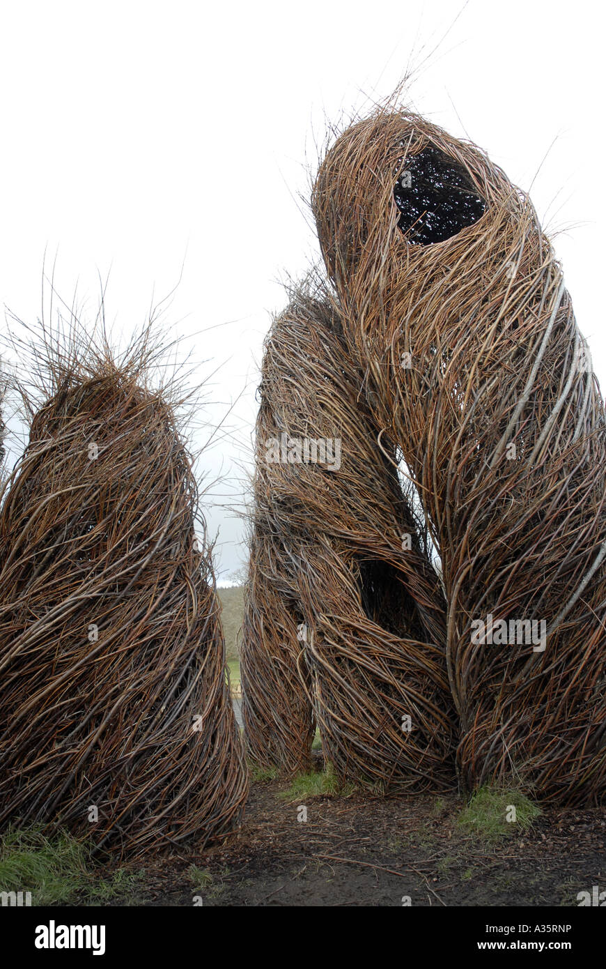 The Big Willow basketry sculpture by Patrick Dougherty at Brahan Estate ...