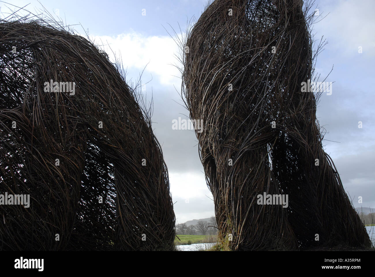 The Big Willow basketry sculpture by Patrick Dougherty at Brahan Estate ...
