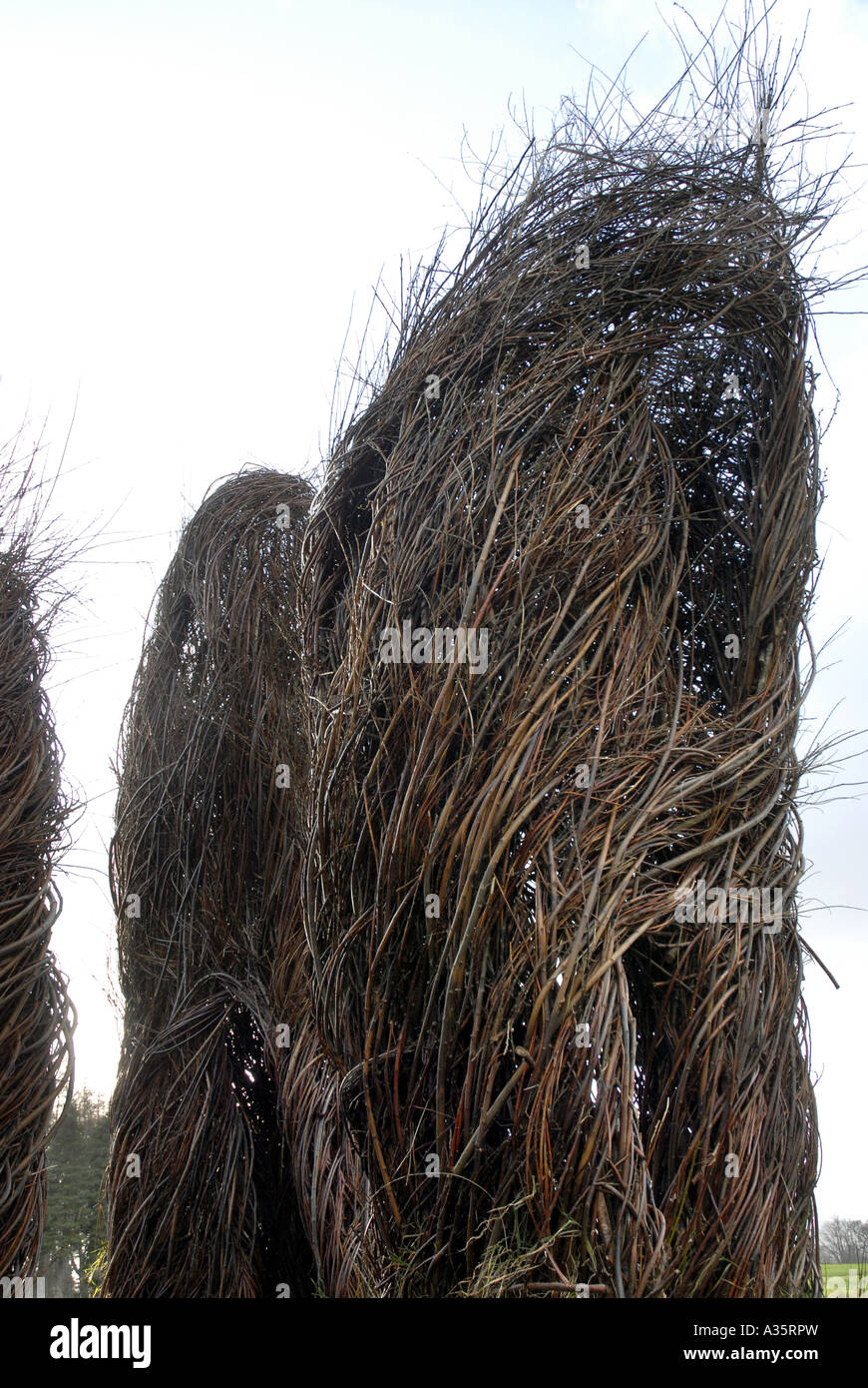 The Big Willow basketry sculpture by Patrick Dougherty at Brahan Estate ...