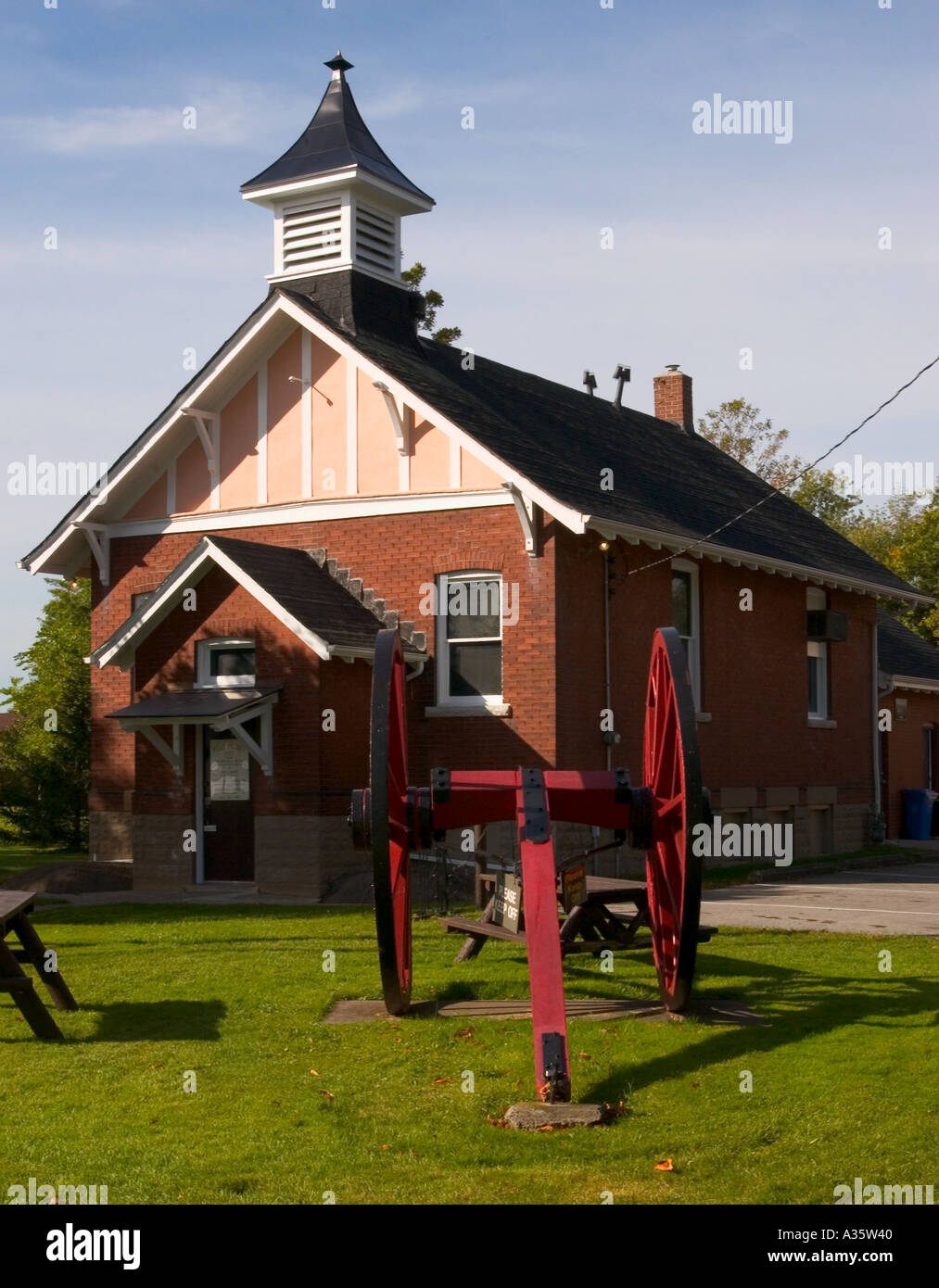 Willoughby Historical Museum Niagara Falls Canada Stock Photo - Alamy