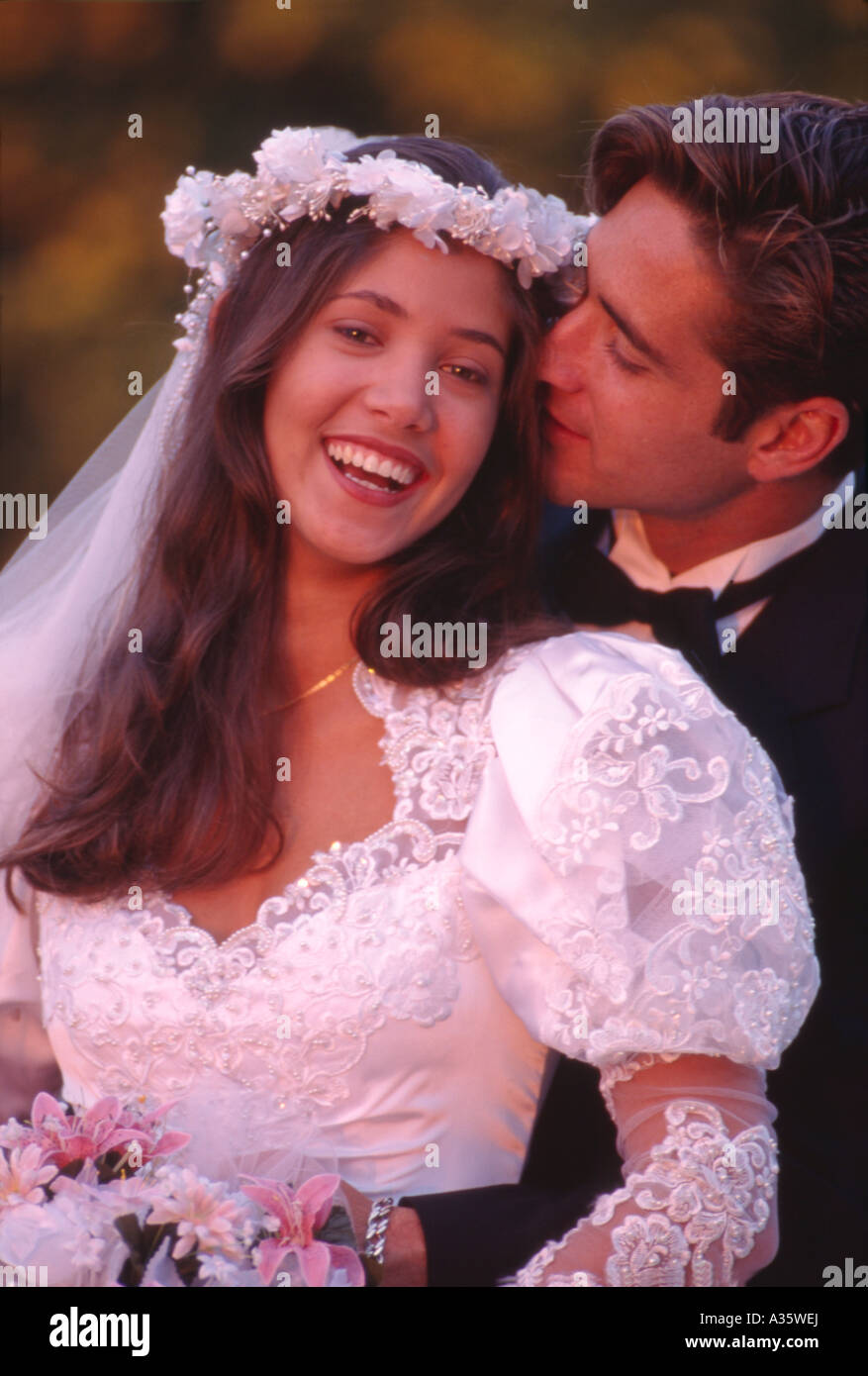 Wedding Bride and Groom Stock Photo - Alamy
