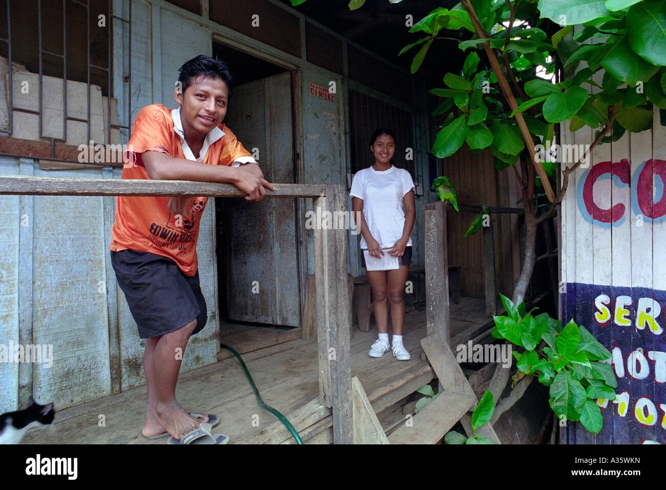 Rainforest shipibo ucayali river rain forest pucallpa hi-res stock ...