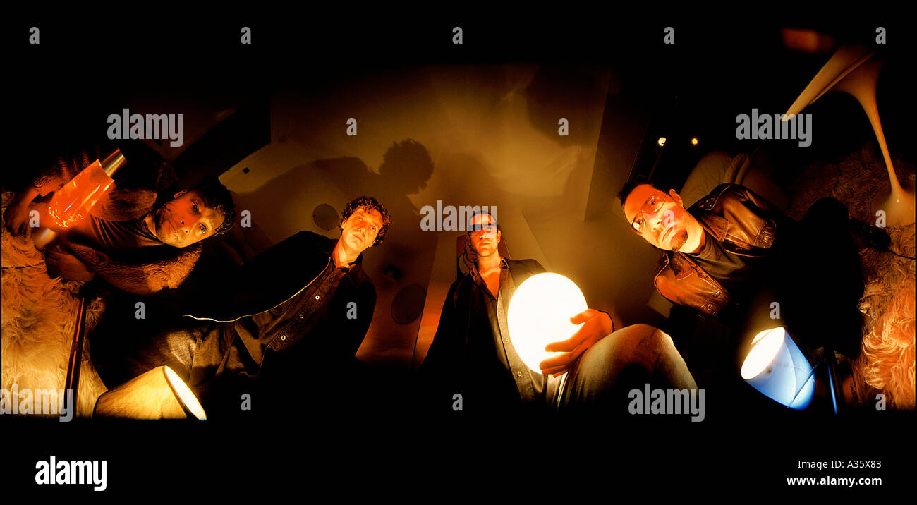 the twilight zone Intimidation Gang of men late at night staring into ...