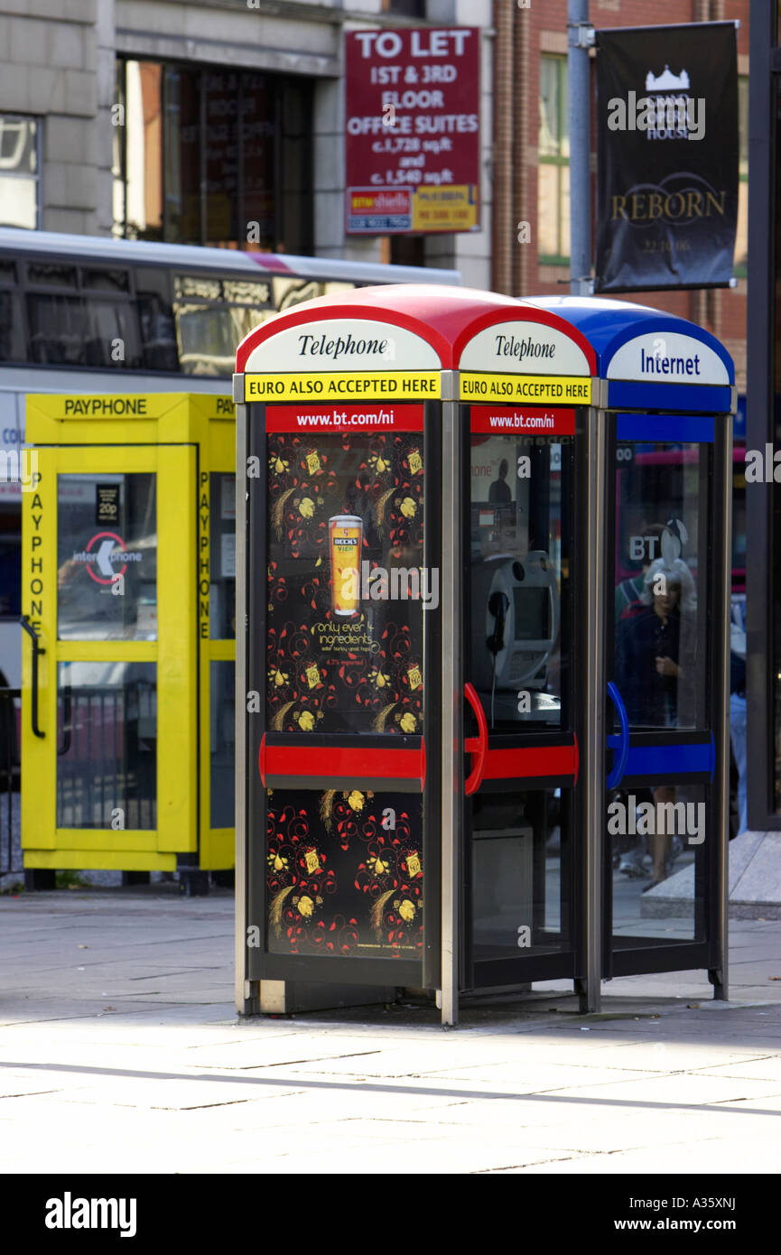 Modern uk telephone boxes hi-res stock photography and images - Alamy