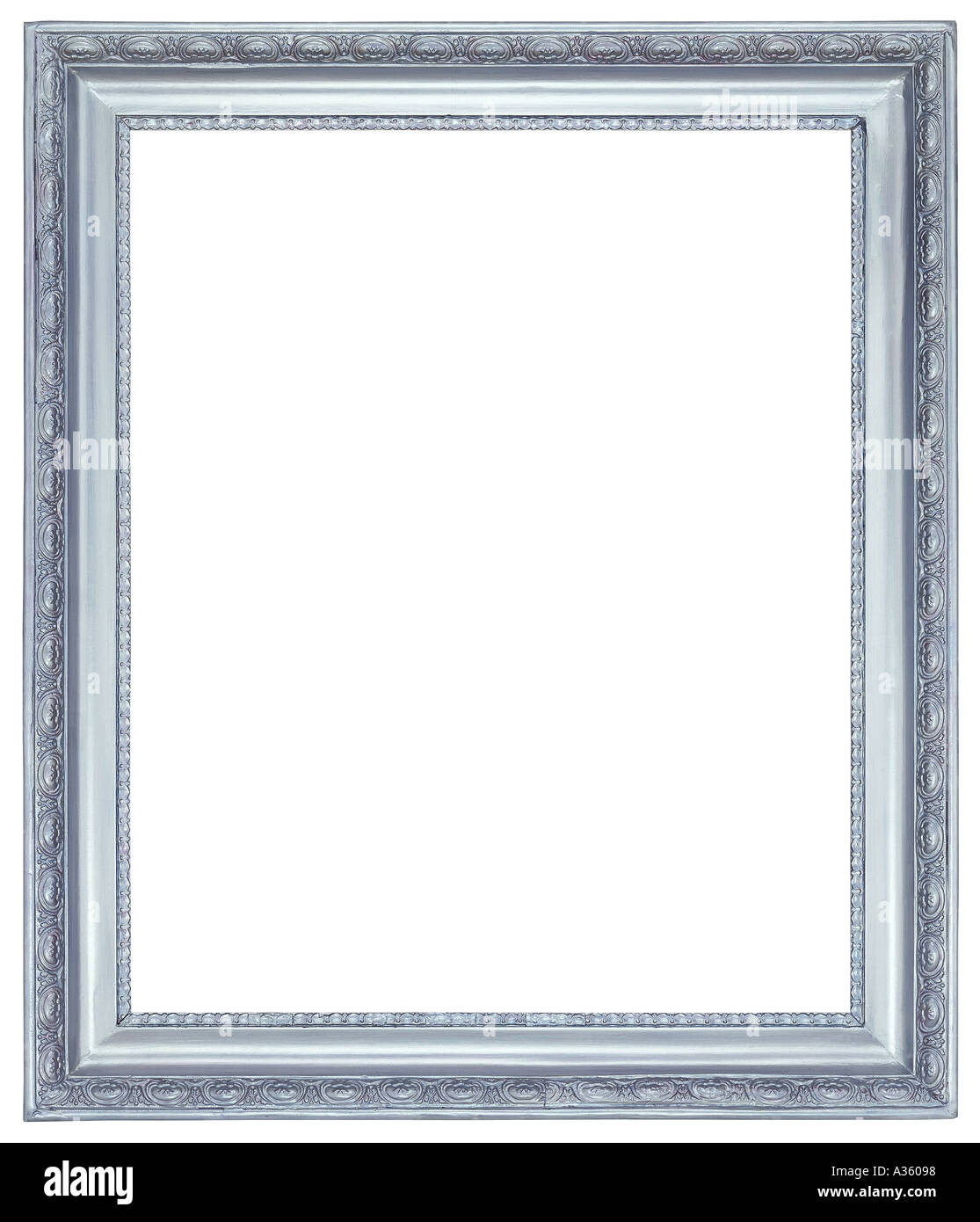 Silver color ornate frames hi-res stock photography and images - Alamy