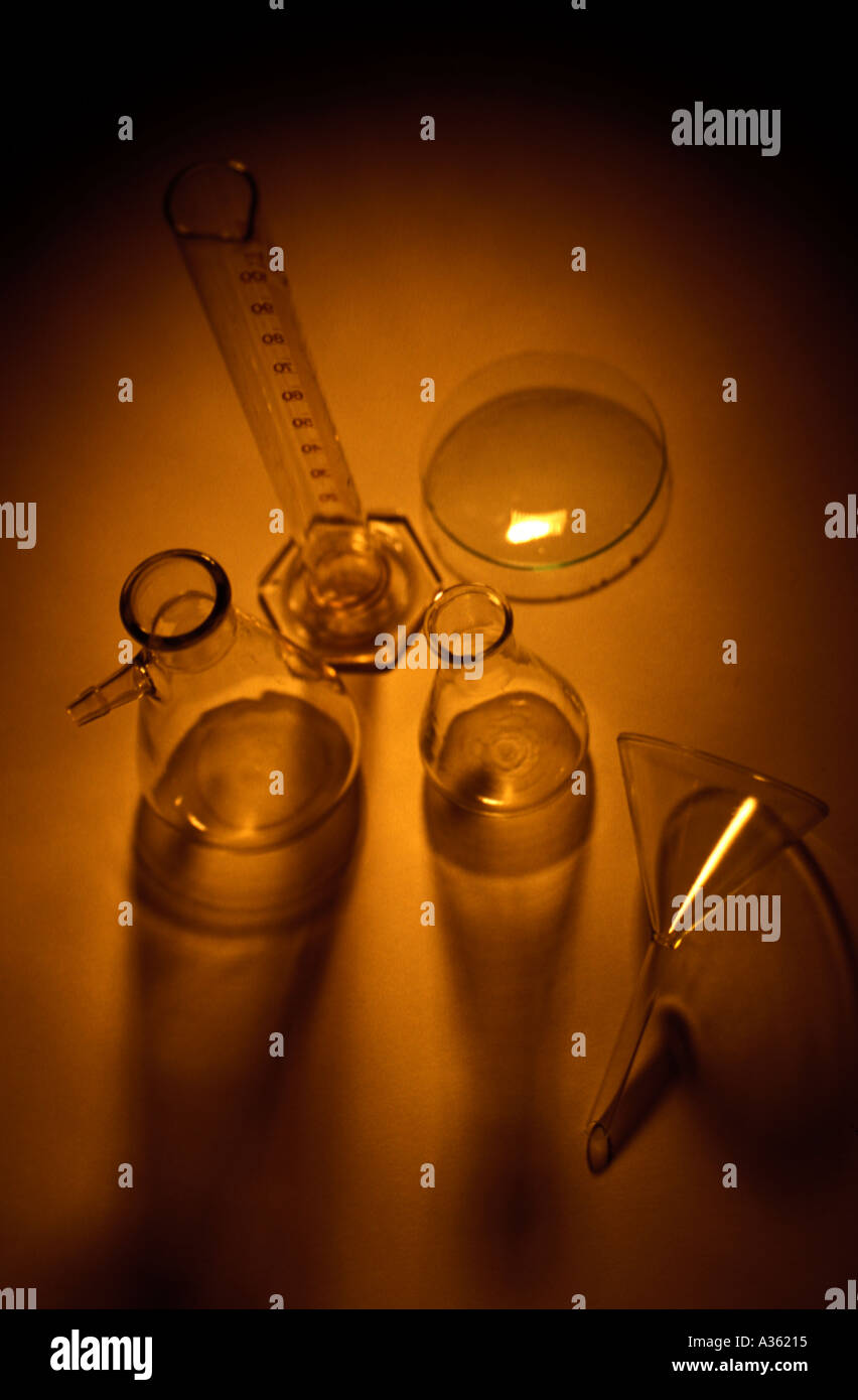 Chemistry Glass 0152 Stock Photo - Alamy