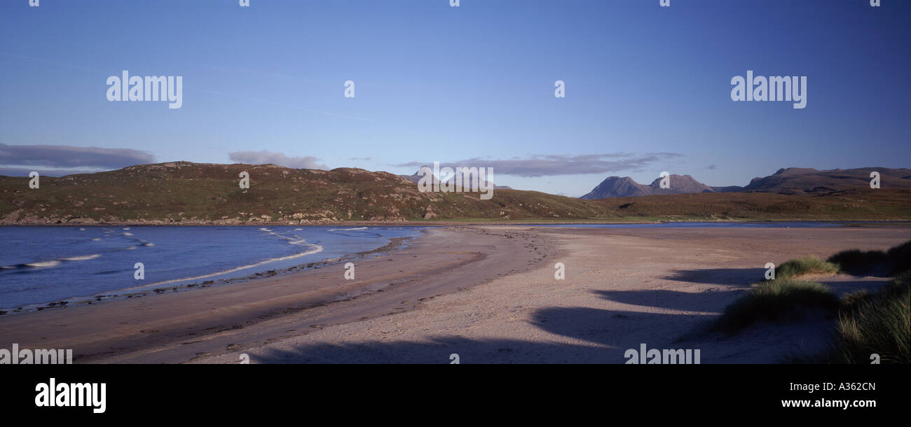 The expansive sands at Achnahaird Bay, Achiltibuie. Wester Ross ...