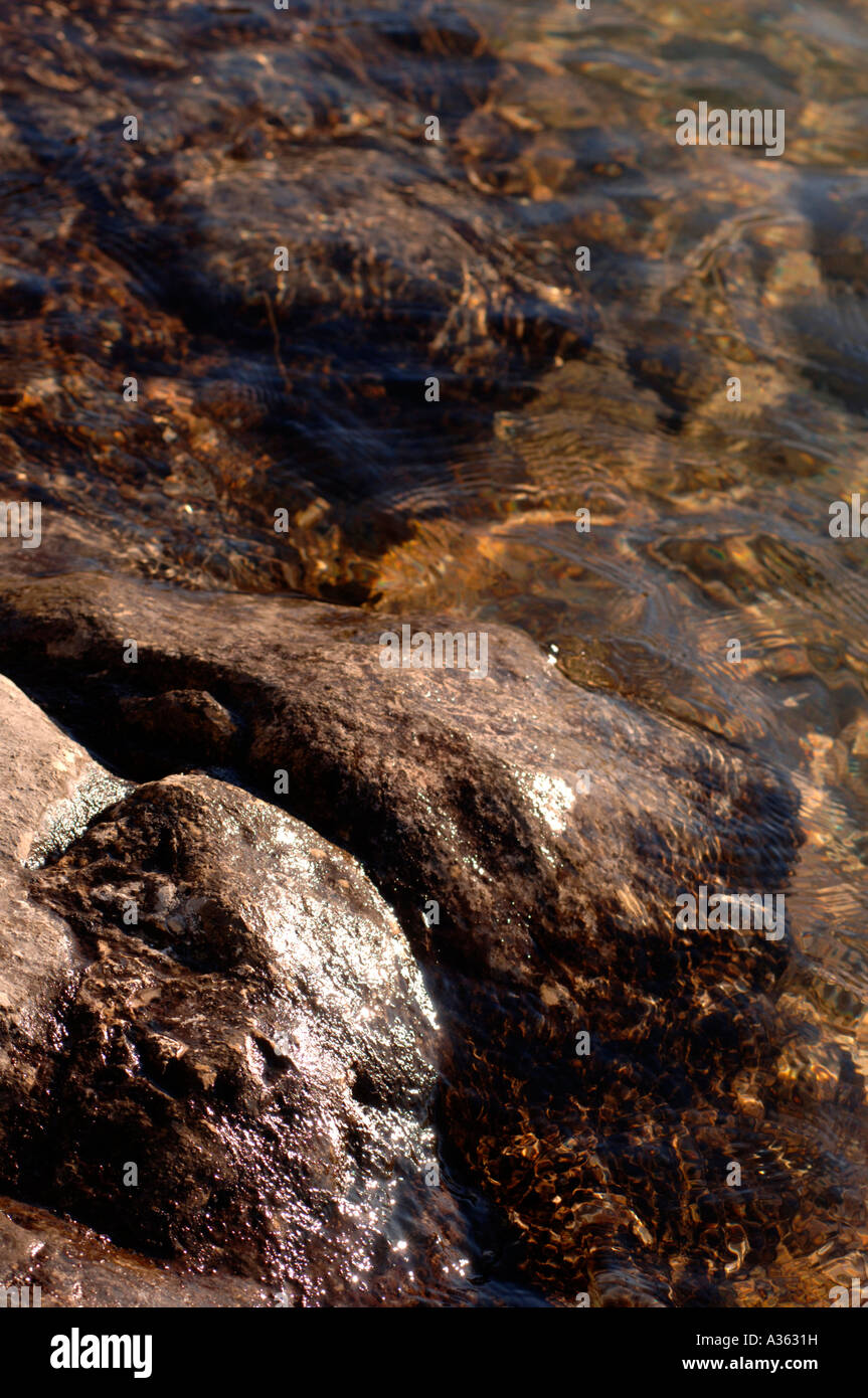 Rocks at the Lakeside Stock Photo - Alamy