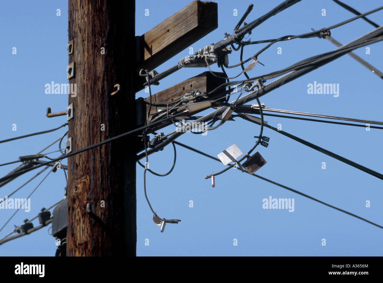 Cable TV disconnected at utility pole in Westchester, Los Angeles ...