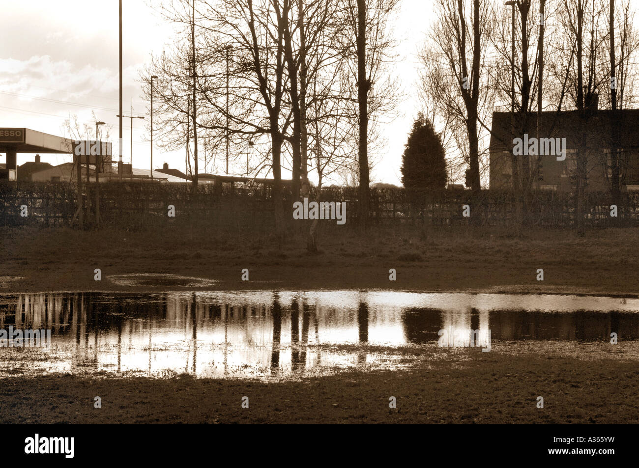 Flooding playing field hi-res stock photography and images - Alamy