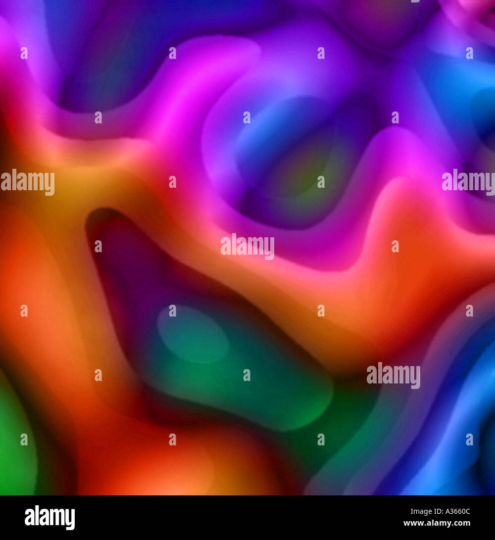Colored Hills and Valleys Abstract 2 Stock Photo - Alamy