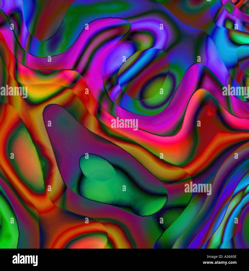 Colored Hills and Valleys Abstract 4 Stock Photo - Alamy