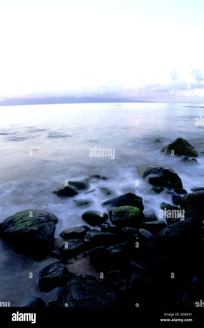Island dawn Maui Hawaii Stock Photo - Alamy