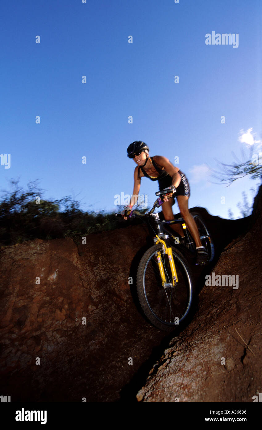 Mountain biking on Oahu s North Shore Stock Photo - Alamy