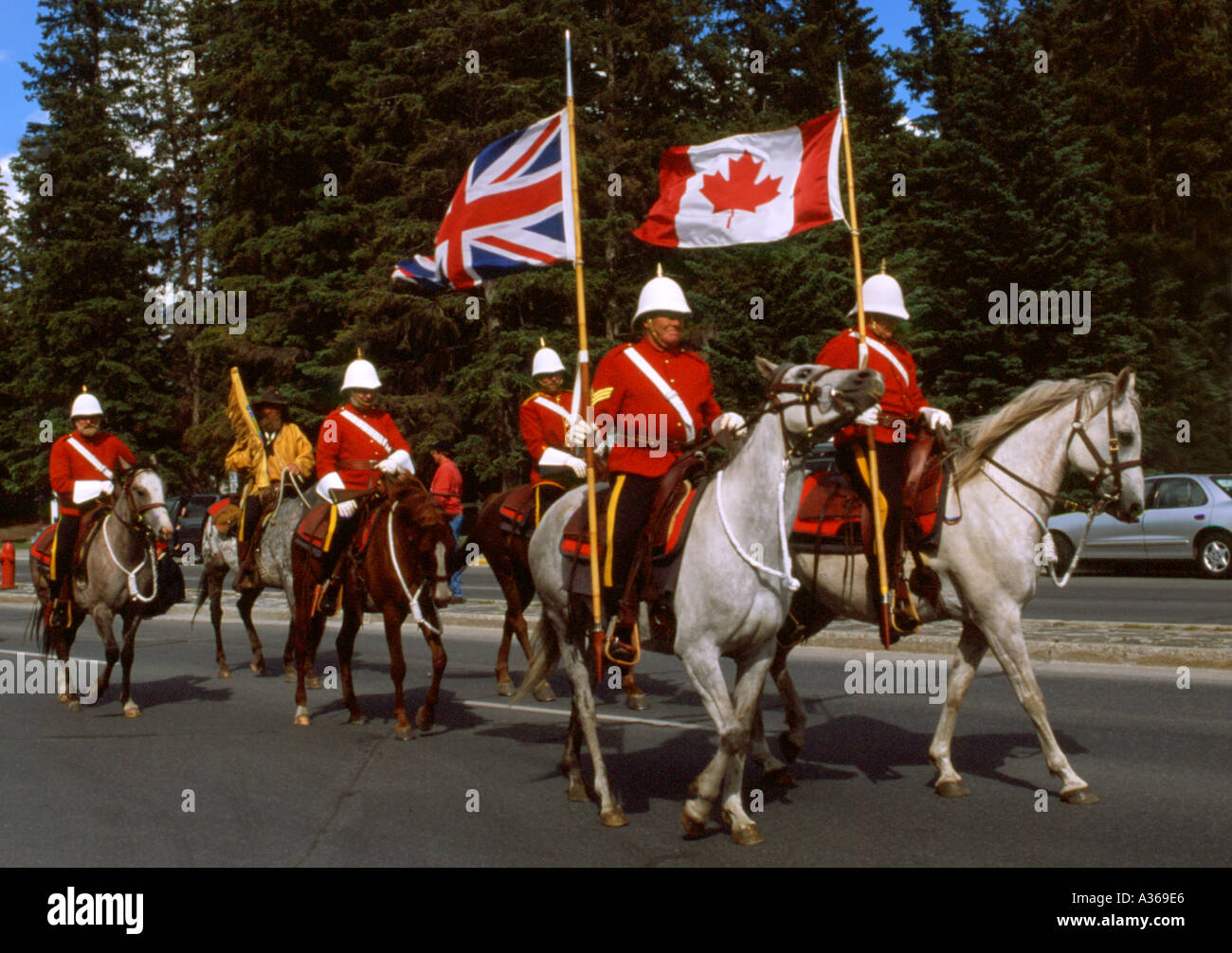 Canada Canada Day parade Stock Photo - Alamy