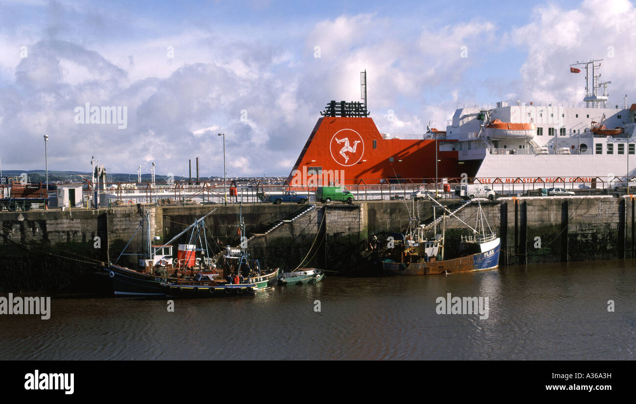DOUGLAS HARBOUR. ISLE OF MAN. ENGLAND. UK Stock Photo - Alamy