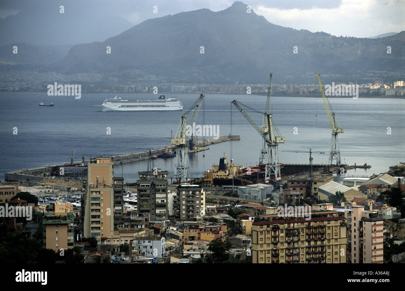 Port of Palermo, Sicily, Italy Stock Photo - Alamy