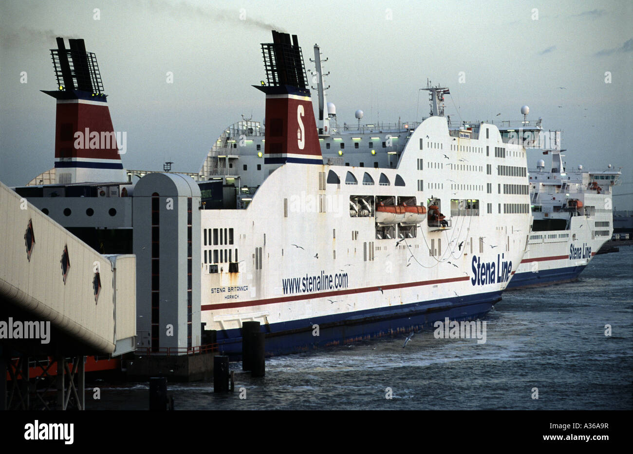 Stena Line passenger ferry terminal, Hoek Van Holland, Nertherlands ...