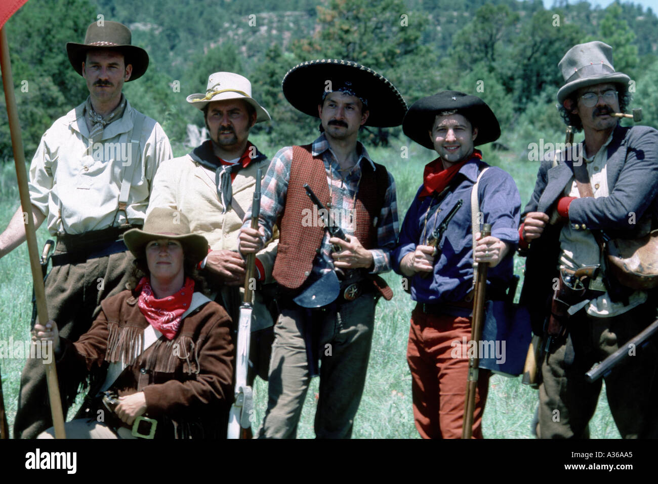 Glorieta Pass Apache Canyon New Mexico reenactment of Civil War Battle ...