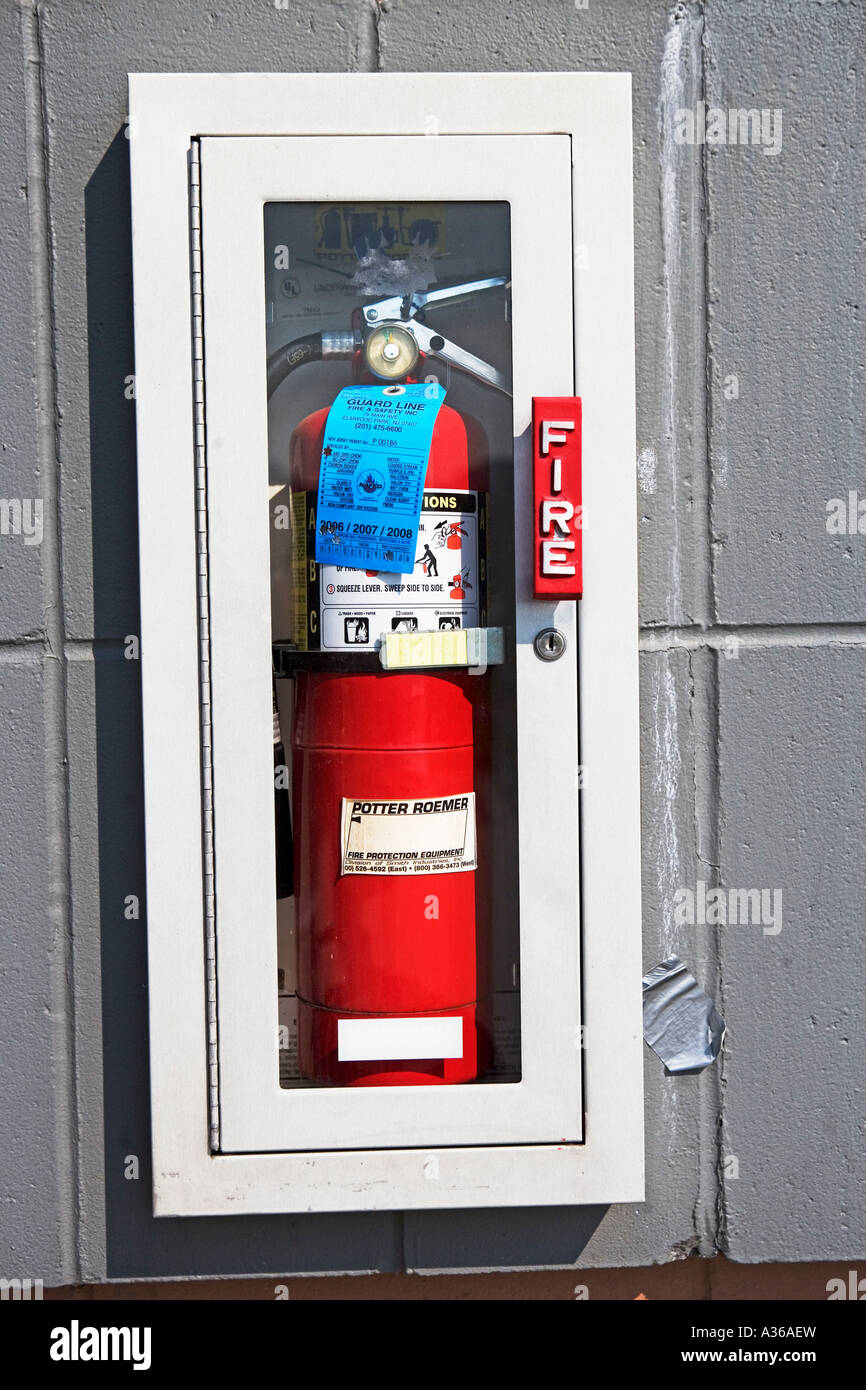 fire extinguisher, fire, out, put out, emergency, danger, locked up ...