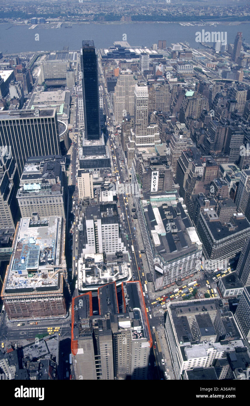 AERIAL VIEW OF NEW YORK. USA Stock Photo - Alamy
