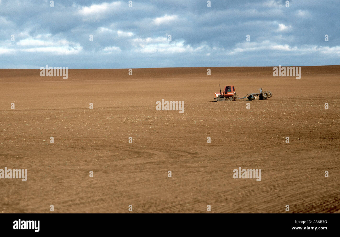 THE PRAIRIE-LIKE LINCOLNSHIRE WOLDS. ENGLAND. UK Stock Photo - Alamy