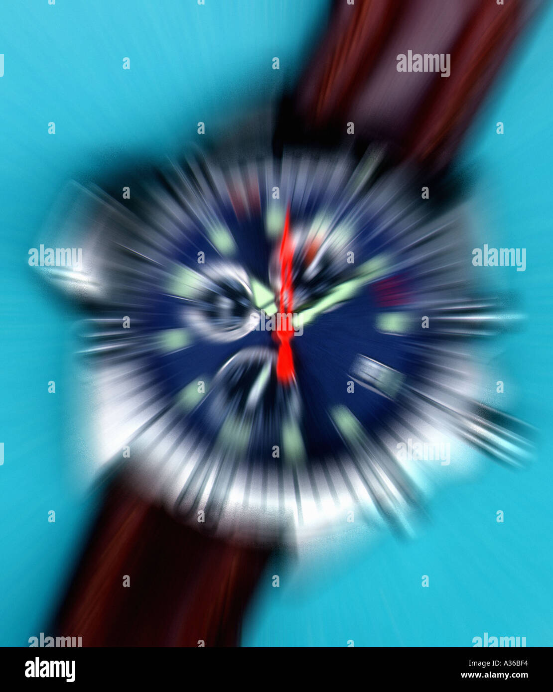 Exploding wrist watch Stock Photo - Alamy