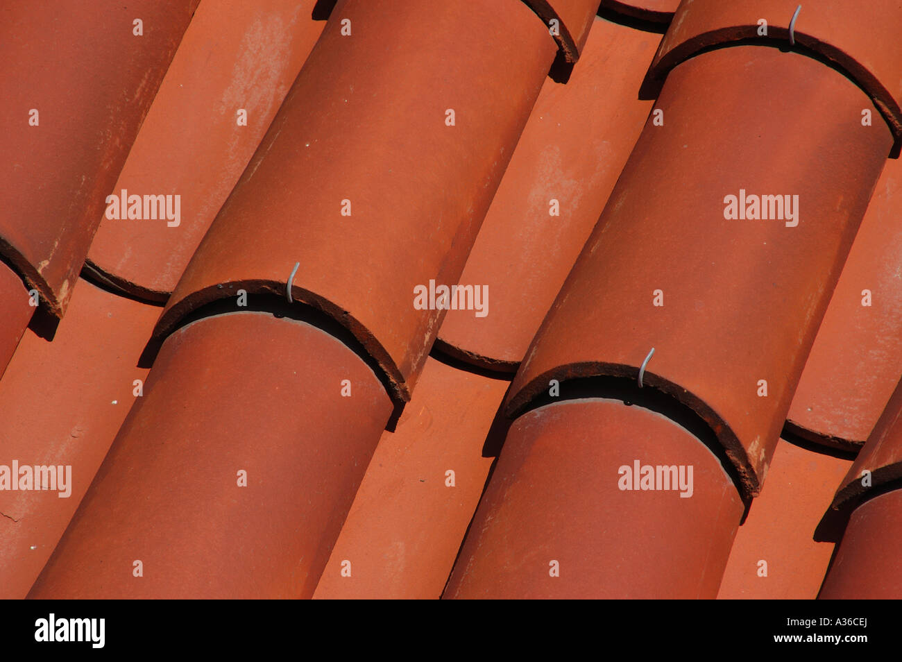 Red Adobe Tile Stock Photo - Alamy