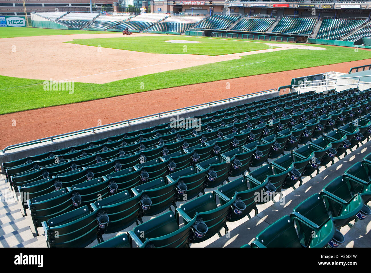 STADIUM SEATING, BASEBALL FIELD Stock Photo - Alamy