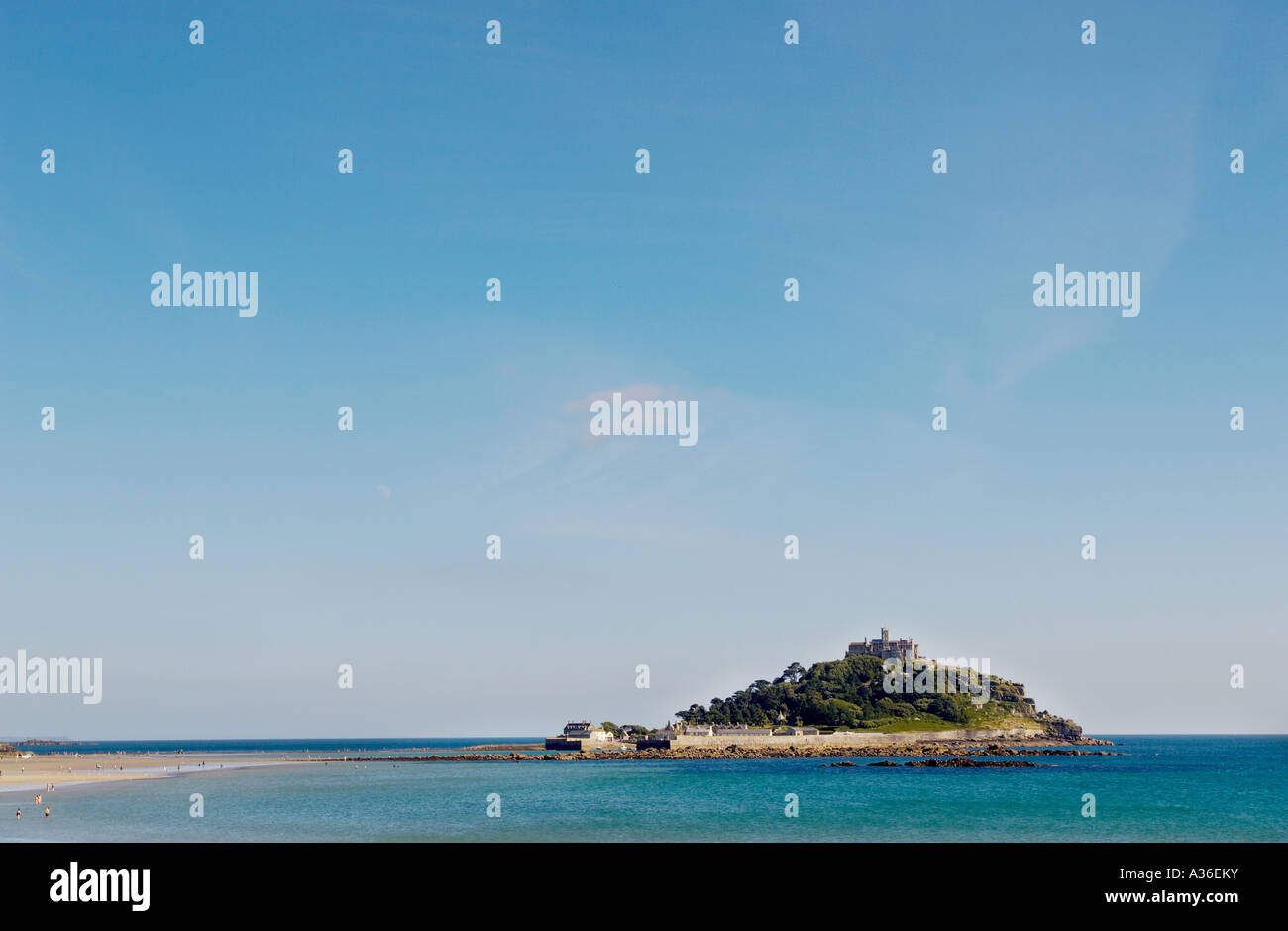 St Michaels Mount off the coast of Marazion Cornwall UK Stock Photo - Alamy