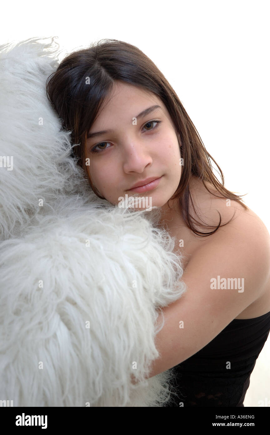 Lebanese girl pose portrait hi-res stock photography and images - Alamy
