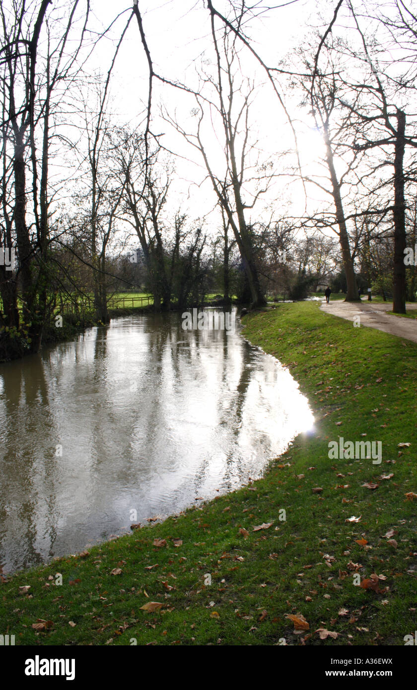 River Cherwell at Christ Church Meadow Oxford Stock Photo - Alamy