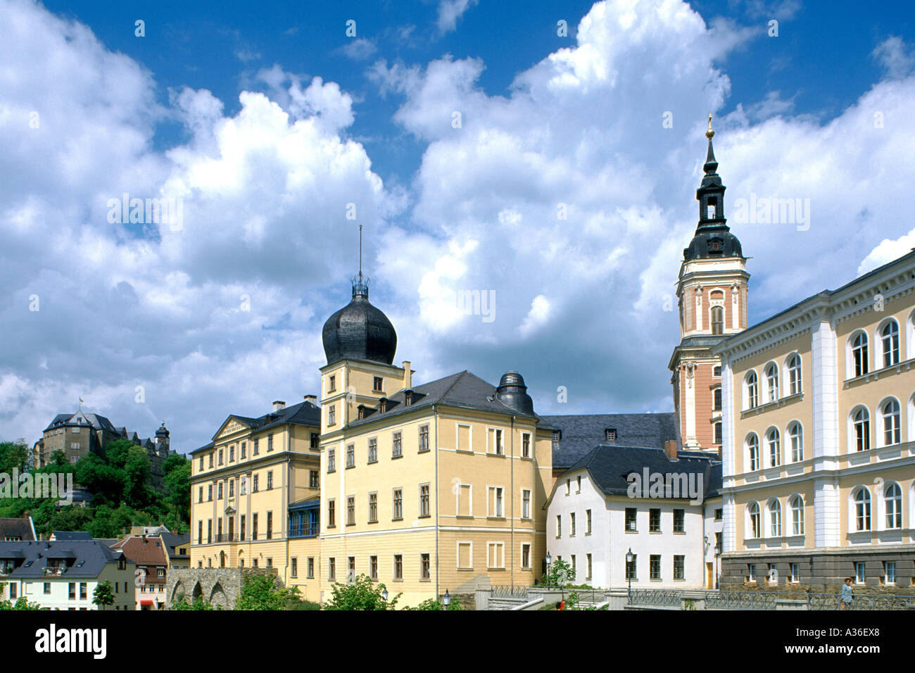 Castle Greiz Thuringia Germany Stock Photo - Alamy