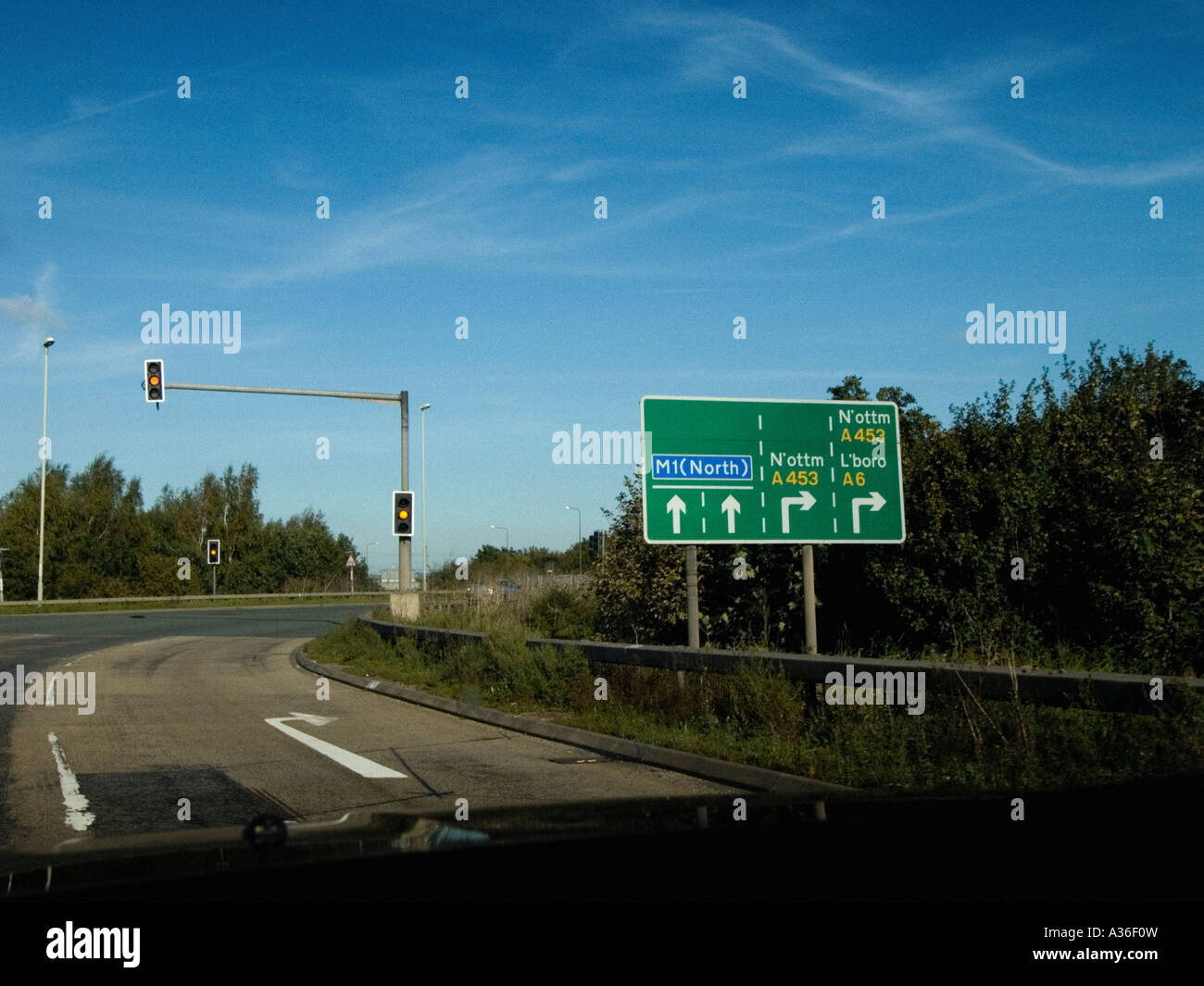 M1 traffic signs hi-res stock photography and images - Alamy