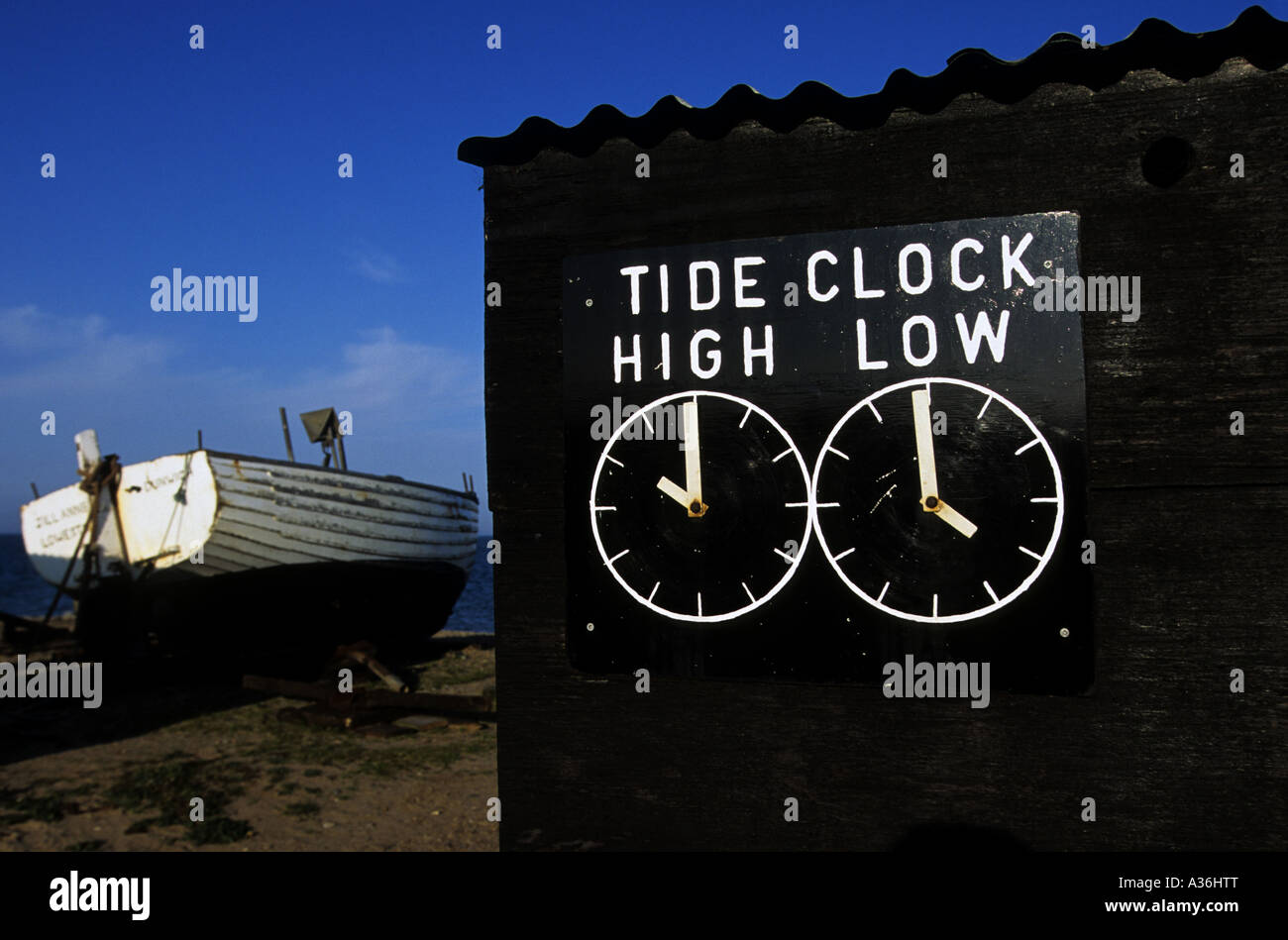 High low tide clocks hi-res stock photography and images - Alamy
