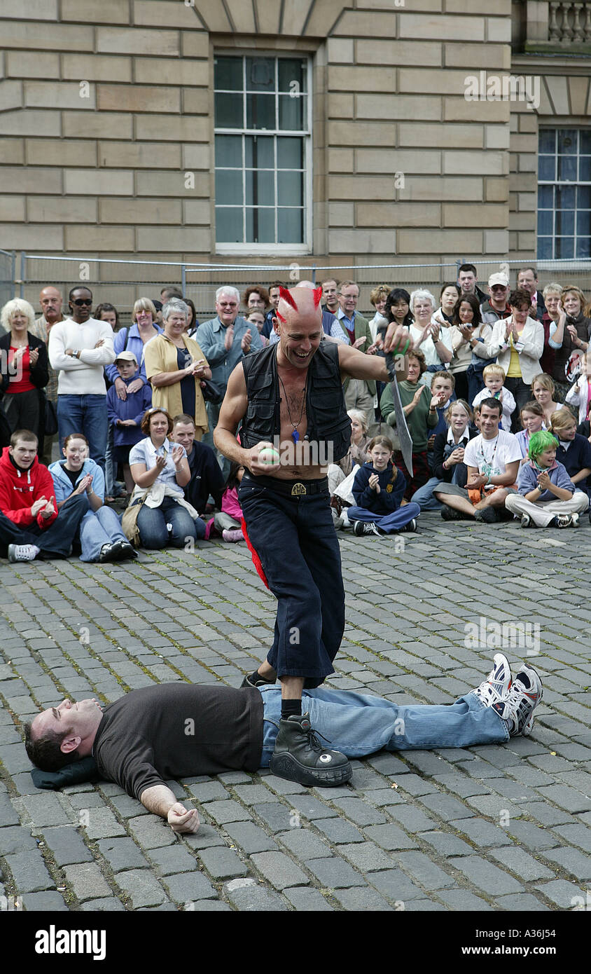 Knife juggler hi-res stock photography and images - Alamy