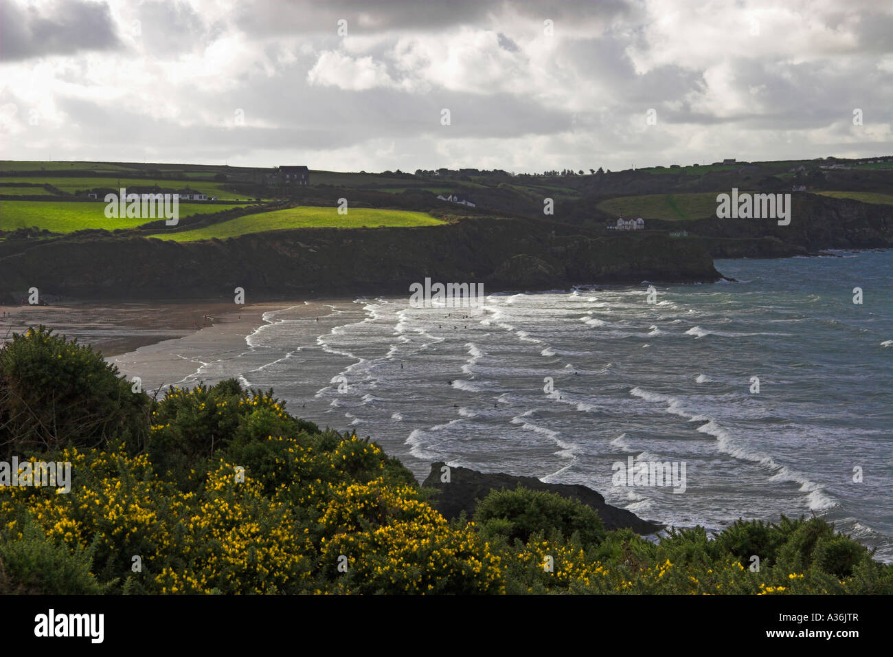 Broadhaven, Pembrokeshire, Wales Stock Photo - Alamy