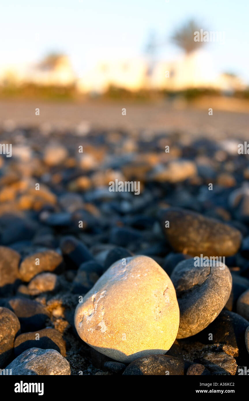 Peebles on a mediterrean beach Stock Photo - Alamy