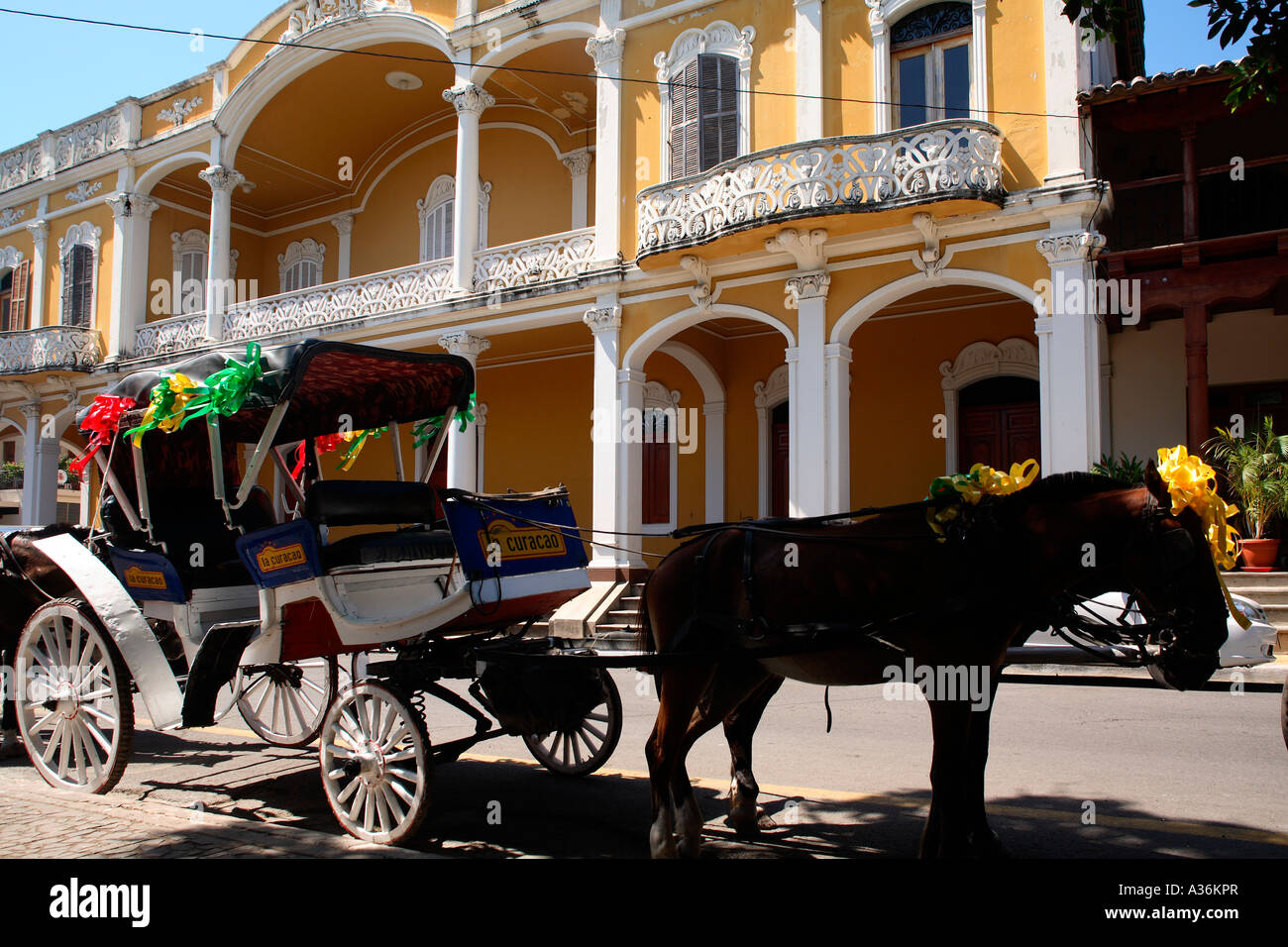 Nicaragua. Granada. Parque Central Stock Photo - Alamy