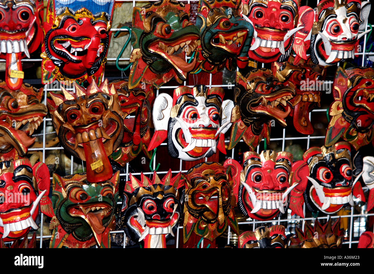 Malaysia Kuala Lumpur Borneo Iban Masks Tribal Traditional Hand Carved ...