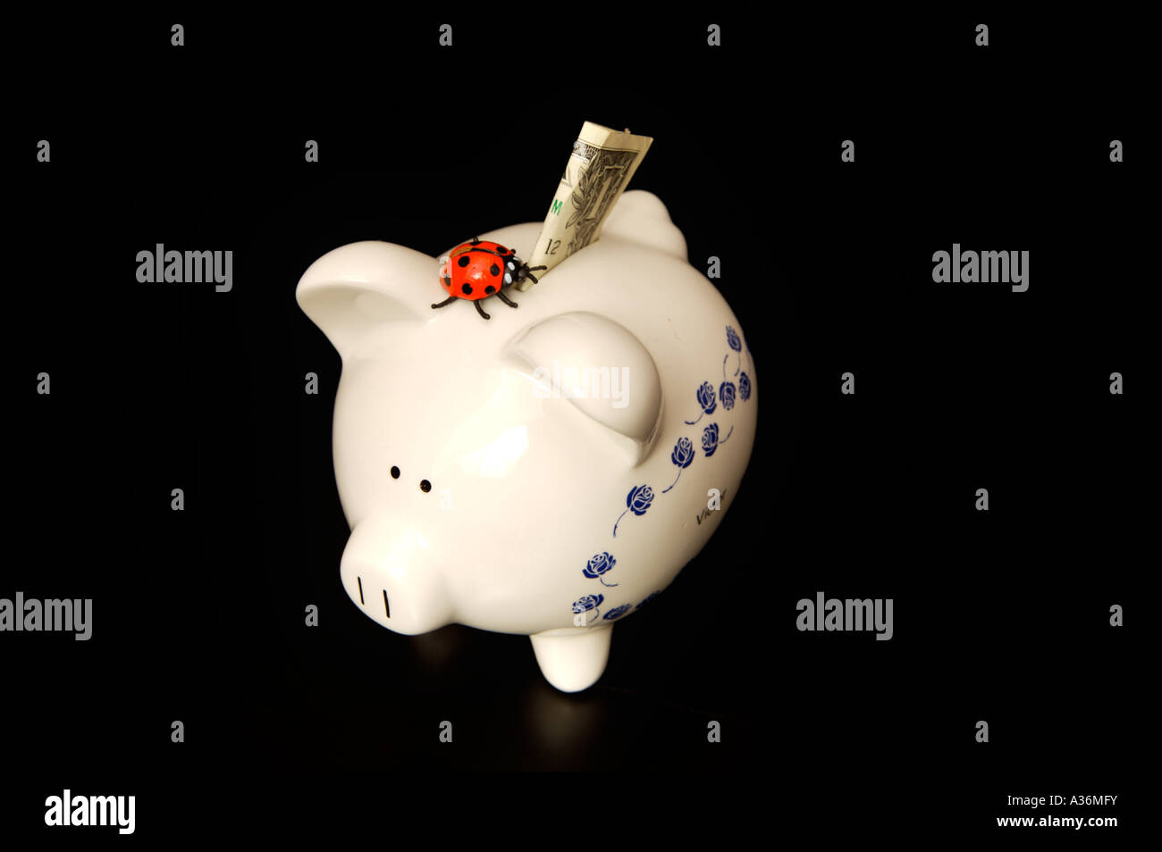 ladybug piggy bank Stock Photo - Alamy