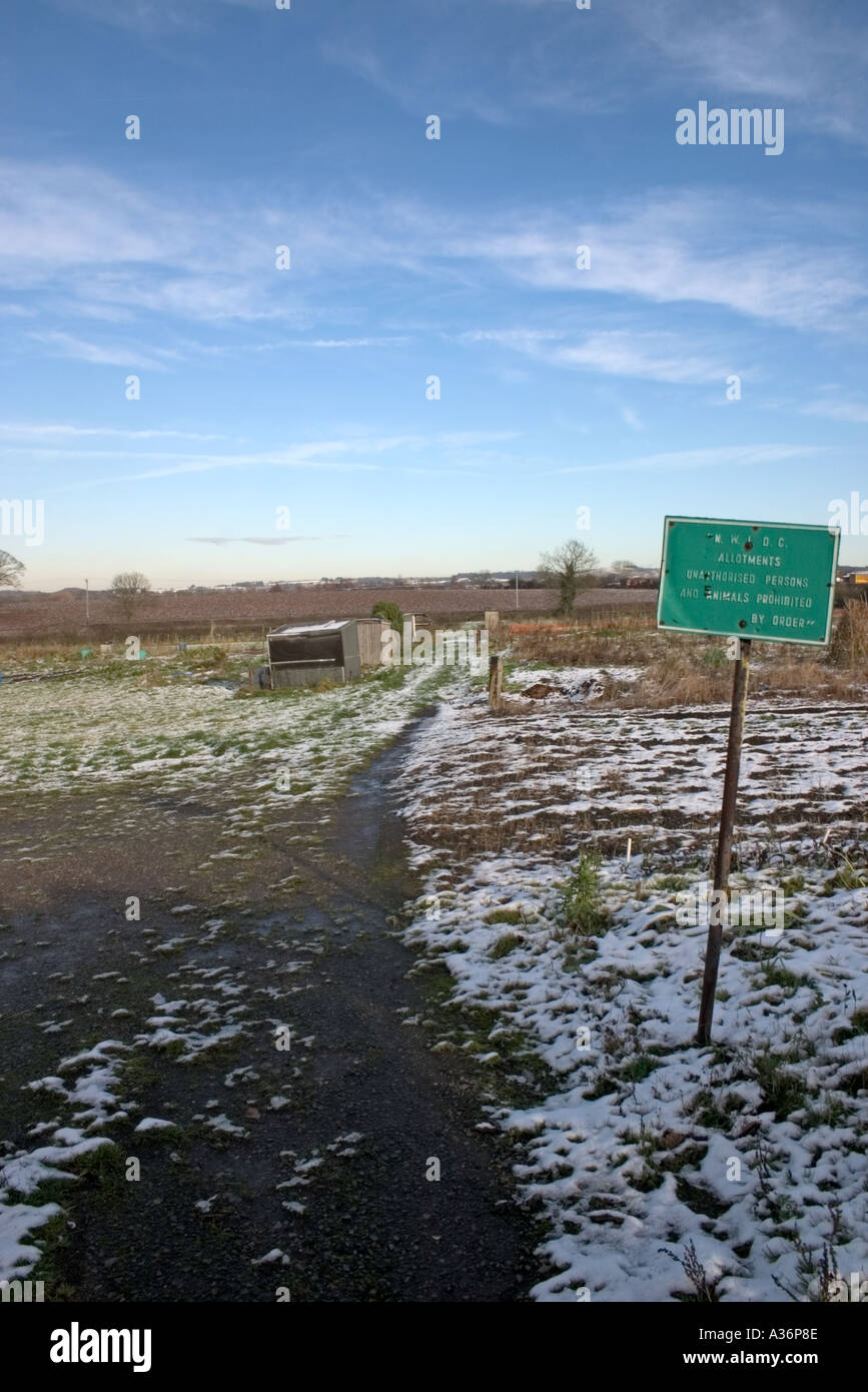 Allotment sign allotments hi-res stock photography and images - Alamy