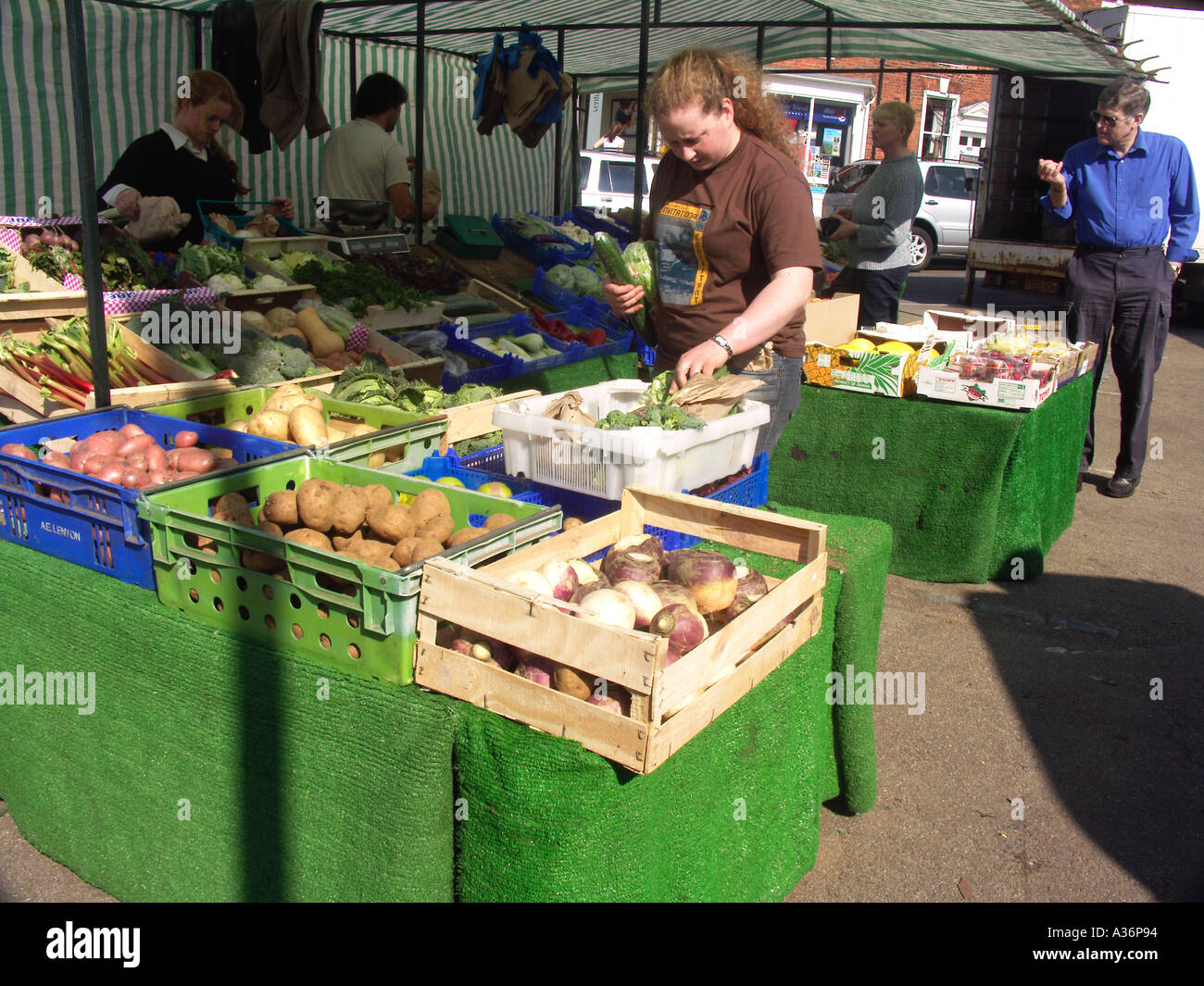 Framlingham market square Suffolk England Stock Photo - Alamy