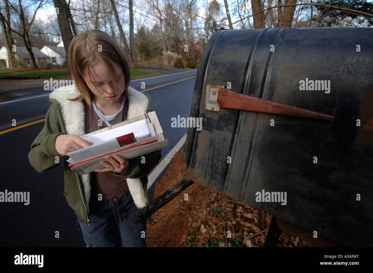 Us mail post box hi-res stock photography and images - Alamy