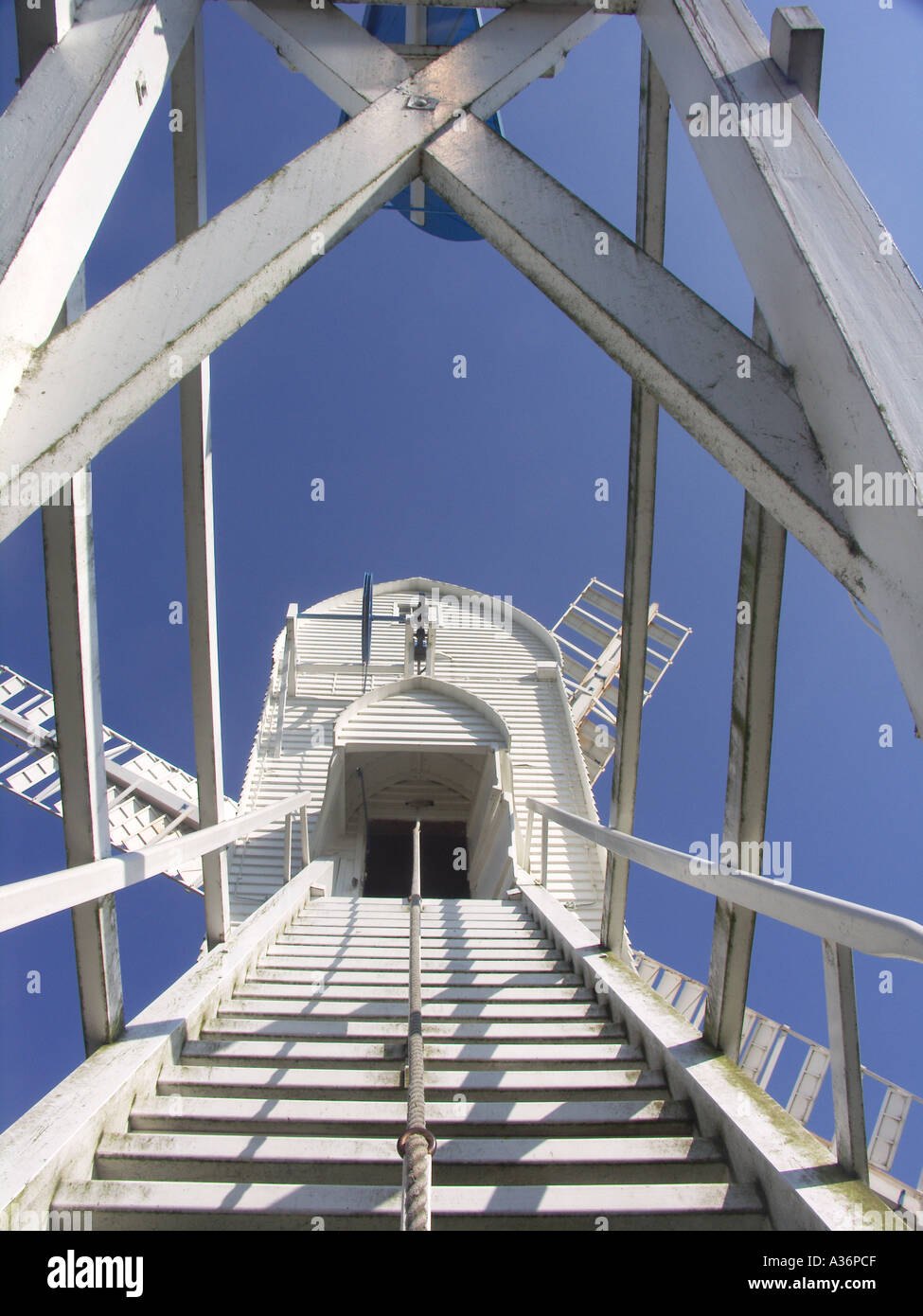 Saxtead windmill Suffolk England Stock Photo - Alamy